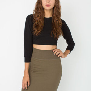 rsa7302 Interlock Pencil Skirt – Lum Studios